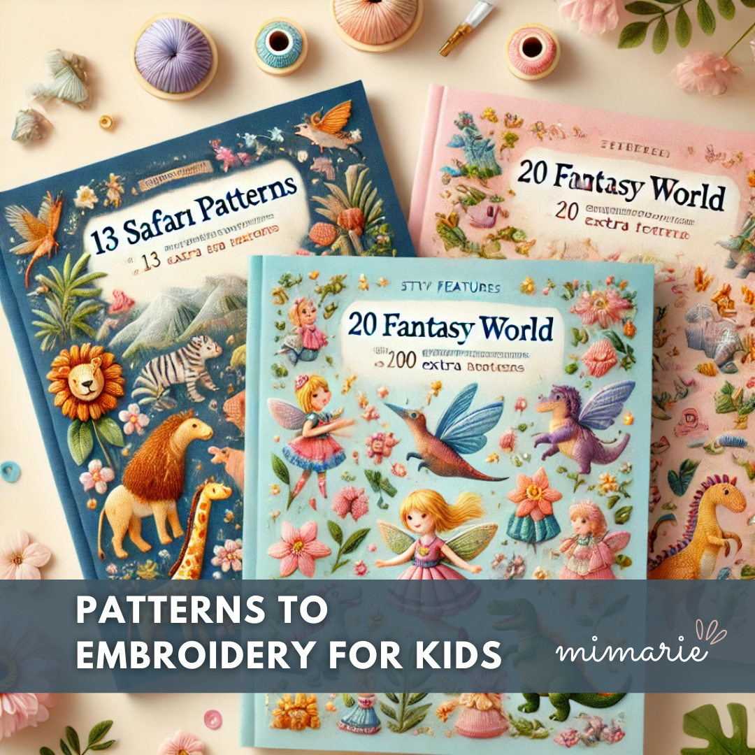 Children's Embroidery Pattern eBook Collection