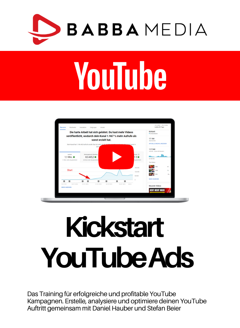 Babba YouTube Ads Kickstart 2022 - Babba Media GmbH | Hotmart