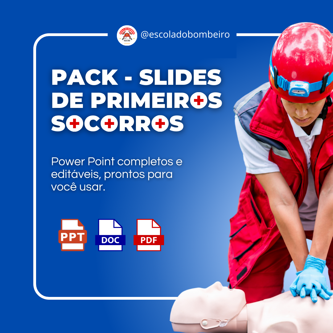 PACK - SLIDES DE PRIMEIROS SOCORROS - Escola do Bombeiro | Hotmart