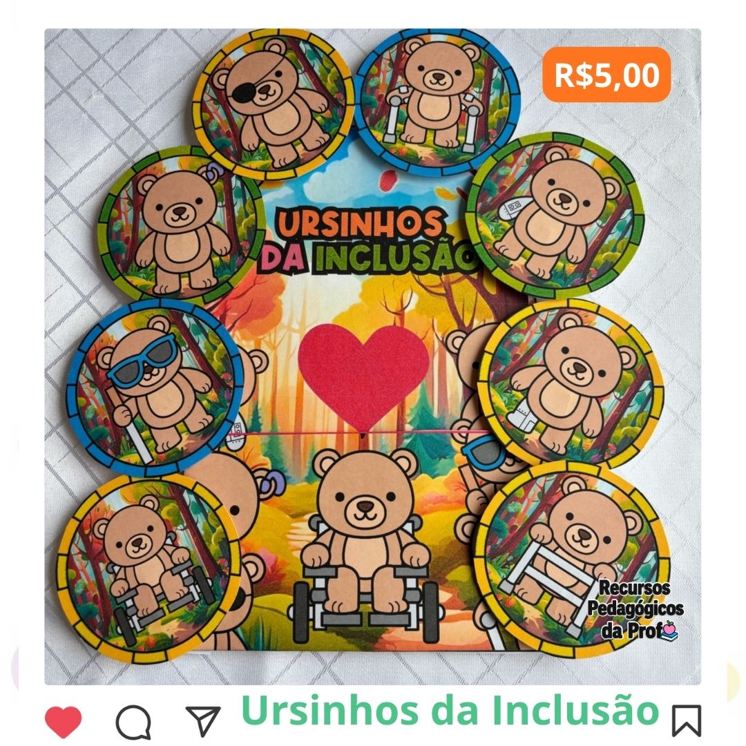 Ursinhos Da Inclusão - Prof Fran Souza | Hotmart