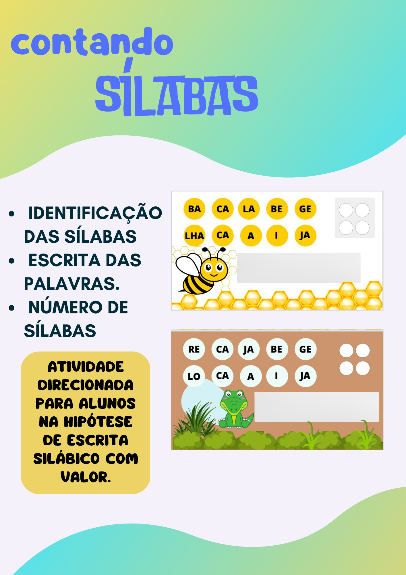 Contando as sílabas - Claudia Oliveira | Hotmart