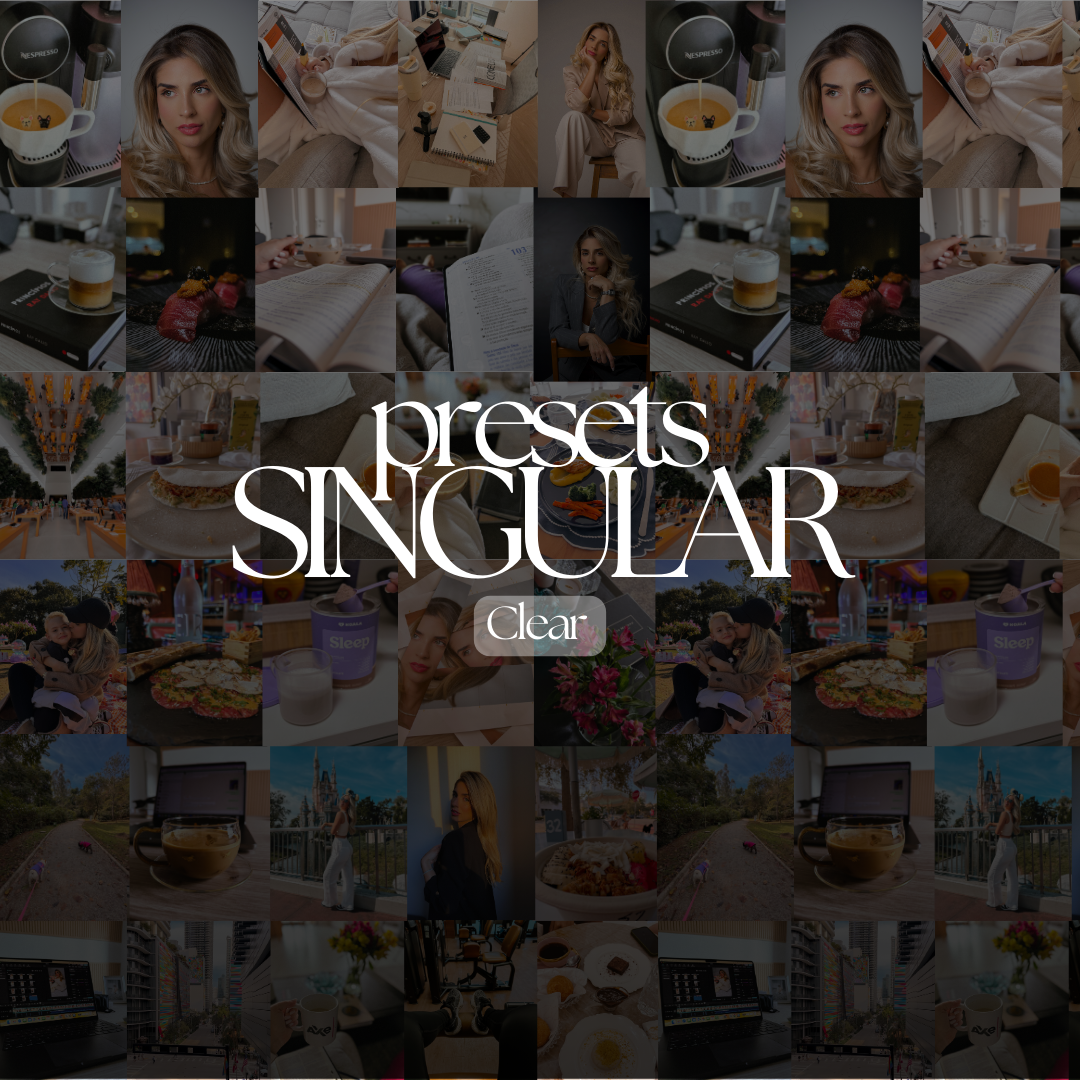 Presets Singular | Clear - Stella Sadério | Hotmart