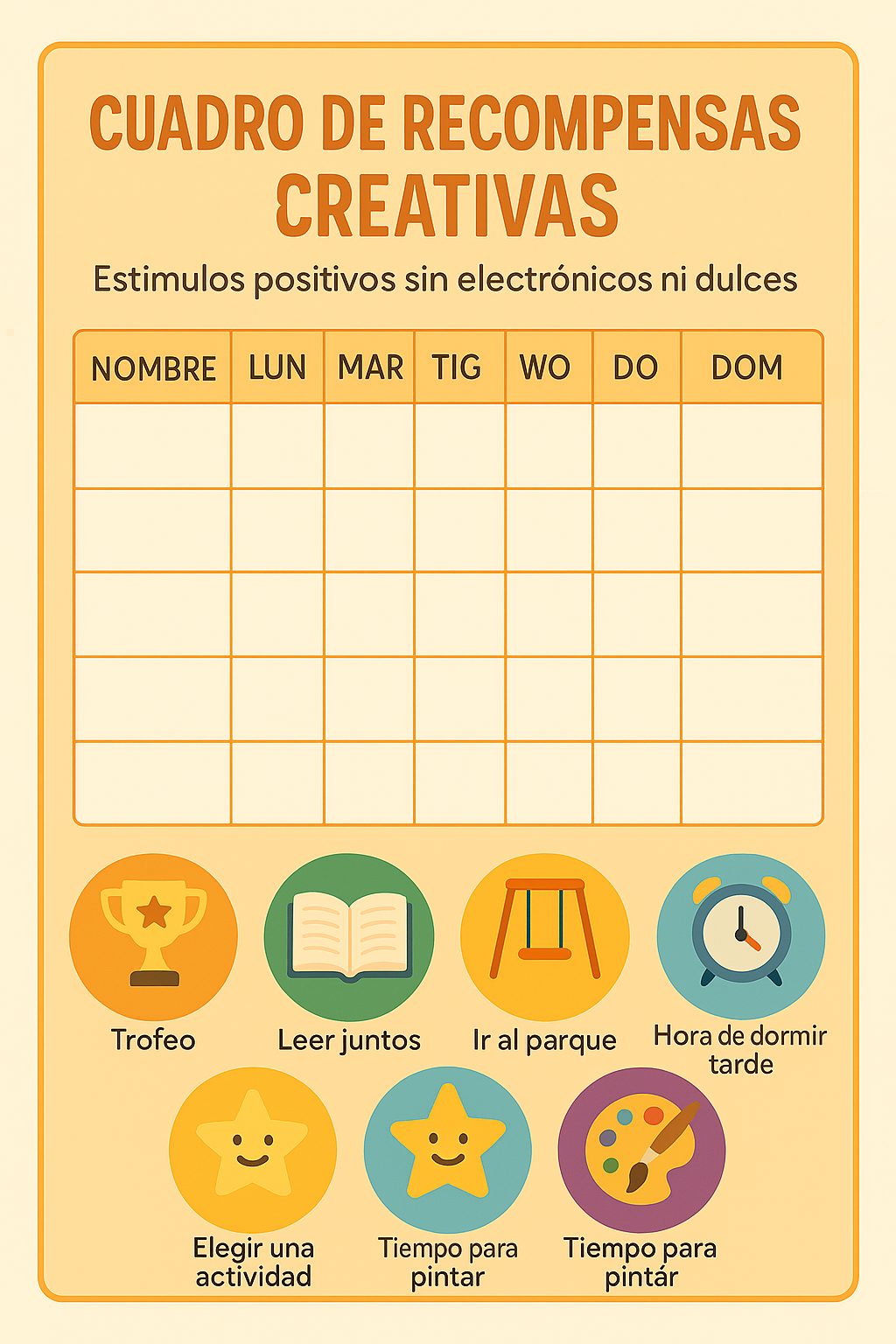 🏆 Cuadro de Recompensas Creativas | Hotmart
