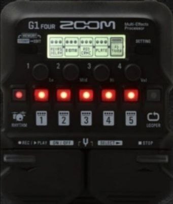 Pacote Com 20 presets Em PDF Zipado Para Zoom G1 Four E Zoom G1X Four
