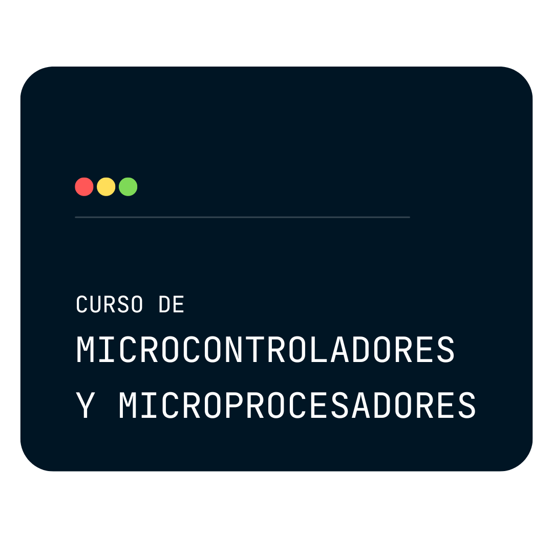 Curso de microcontroladores y microprocesadores