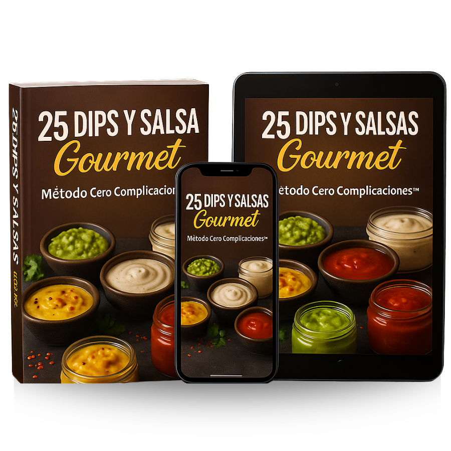 Dips y Salsas Gourmet 25 Recetas que encantan y se venden solas. Mé...