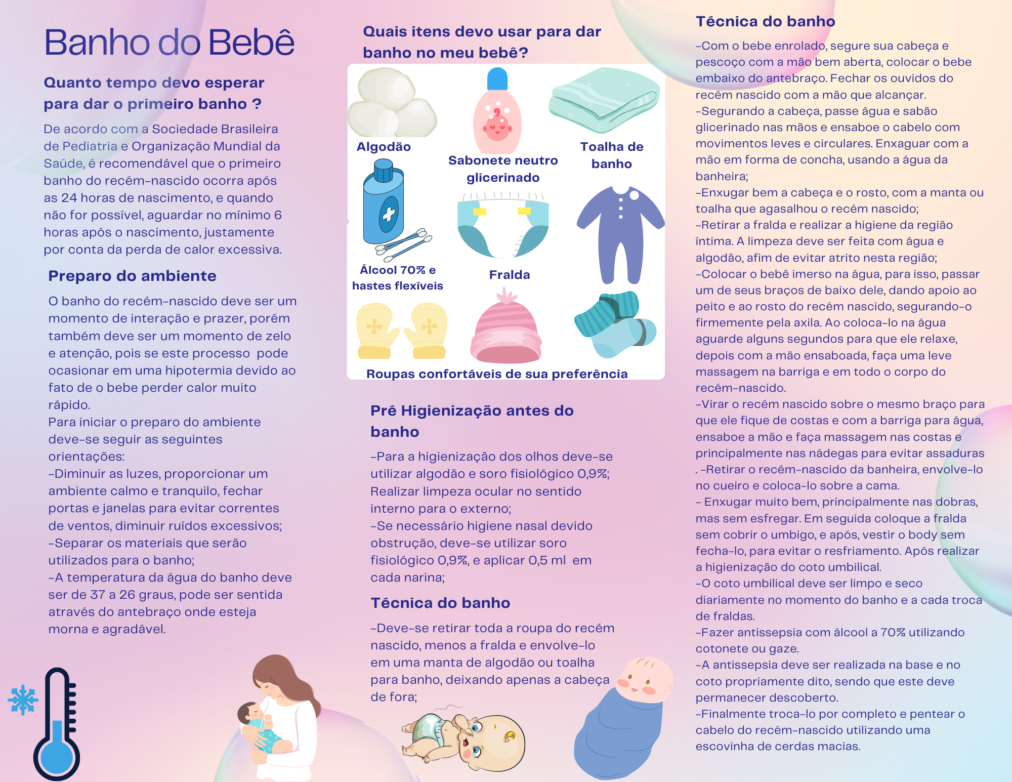 COMO DAR BANHO NO RECÉM NASCIDO - Rita alves | Hotmart