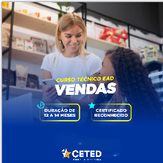 Técnico em Vendas Ead - Ceted Educacional | Hotmart