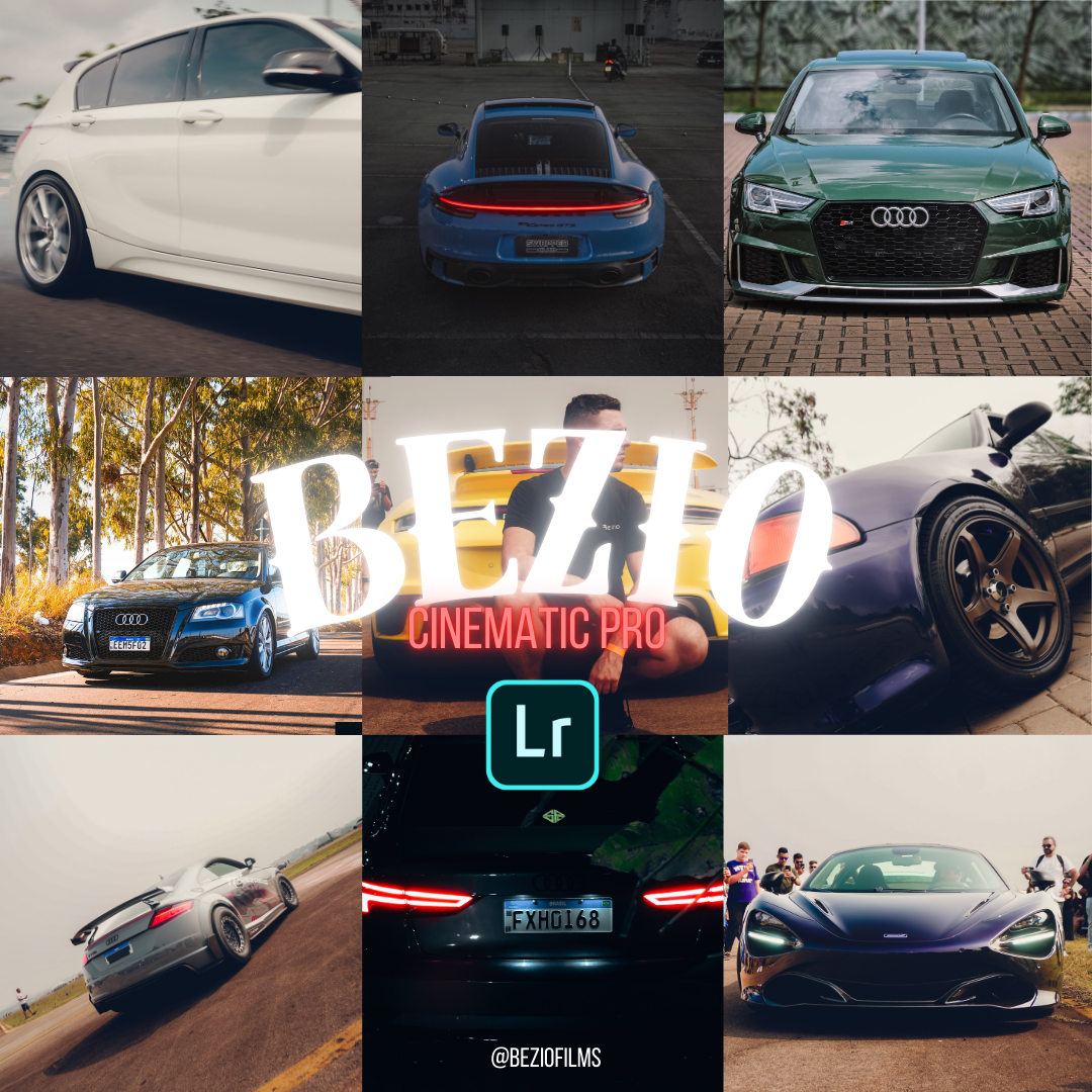 Bezio Cinematic PRO: Transforme suas Fotos com 40 Presets Profissionais