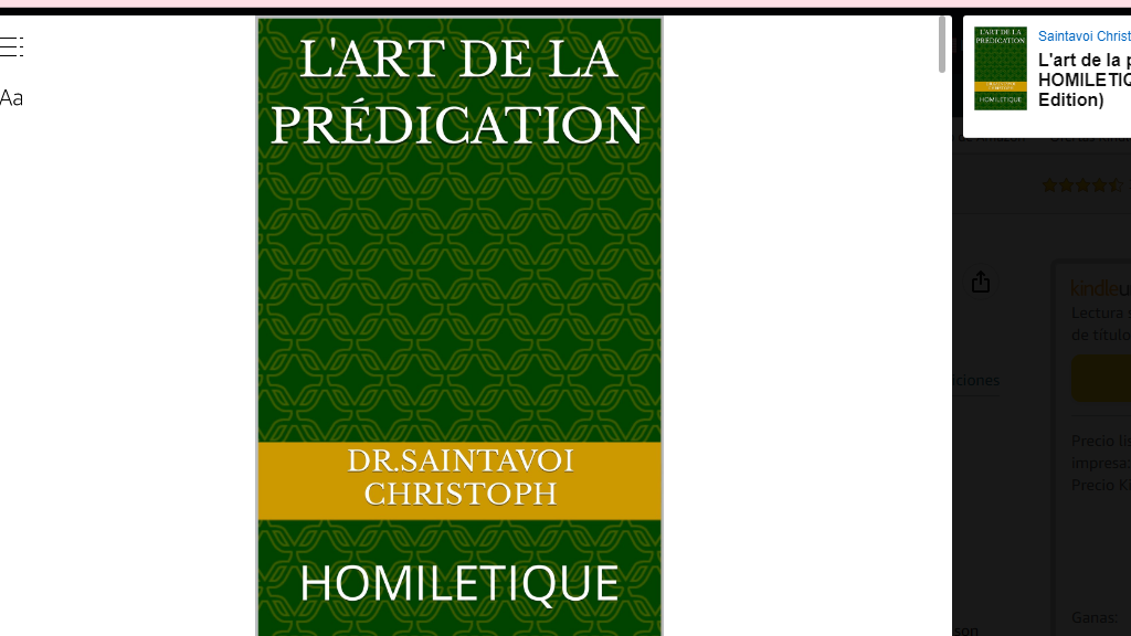 Homiletique/L'art de la predication - Saintavoi Christoph | Hotmart