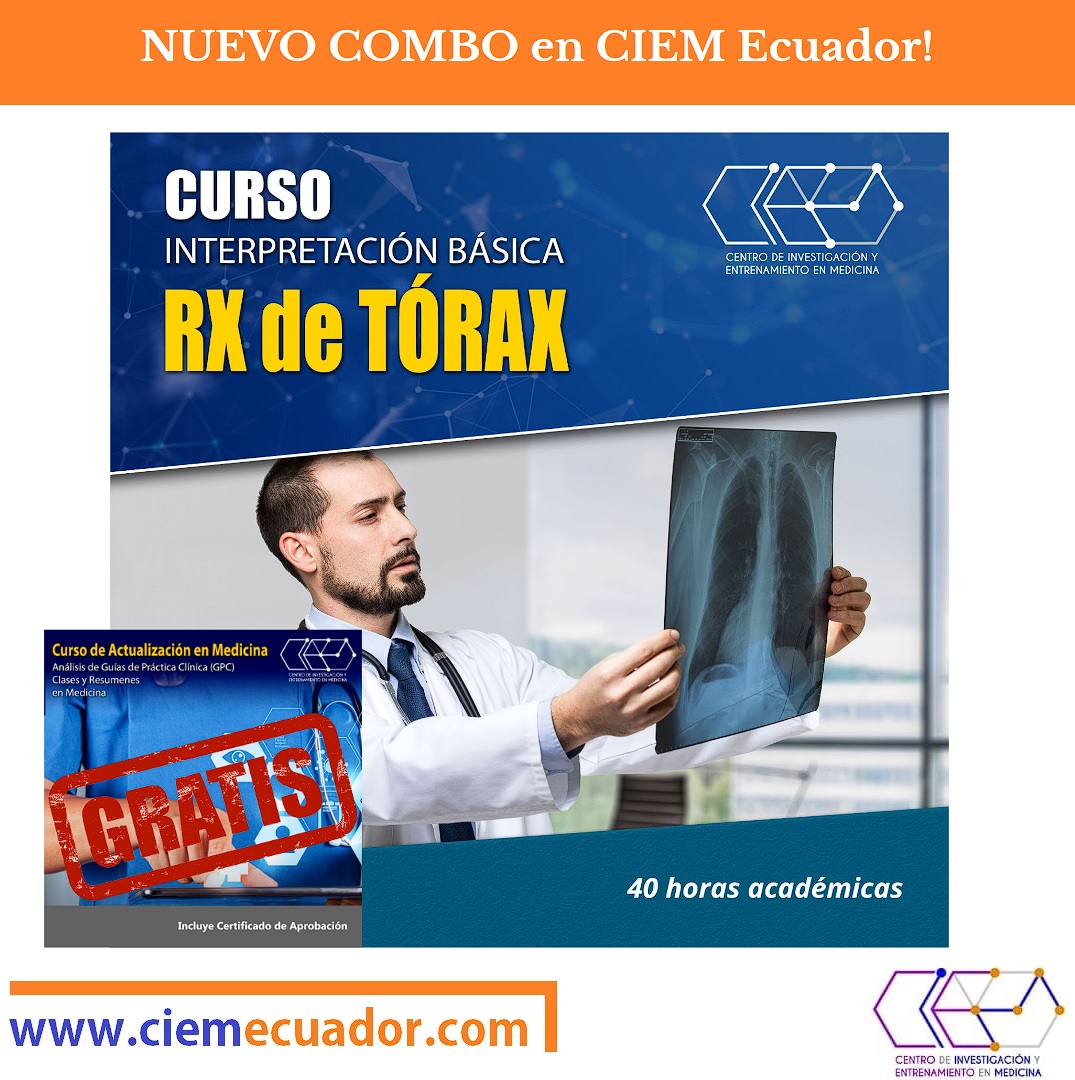 Rayos X de Tórax (+ Actualización en Medicina GRATIS)