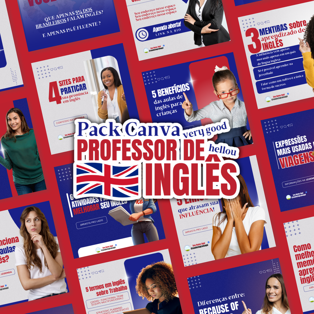PACK PROFESSOR (A) DE INGLÊS