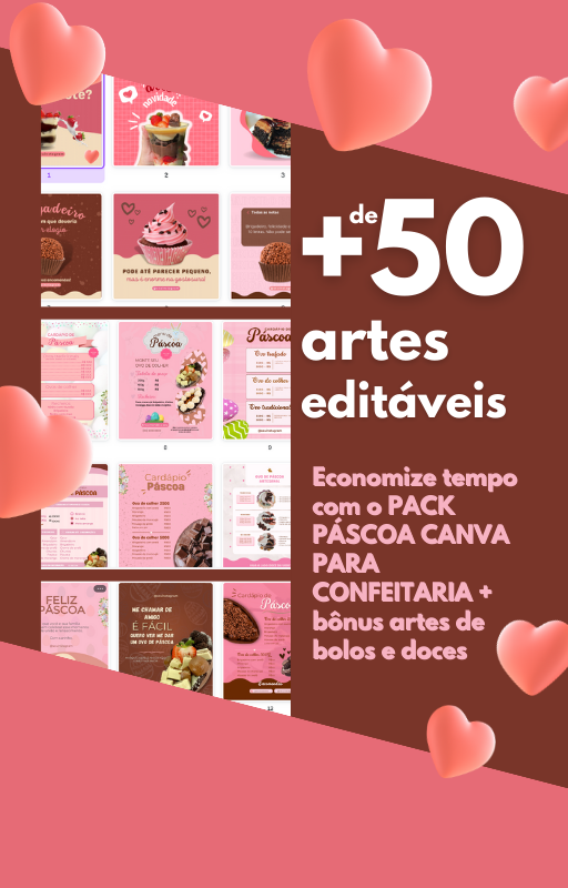 PACK CANVA para Confeitaria