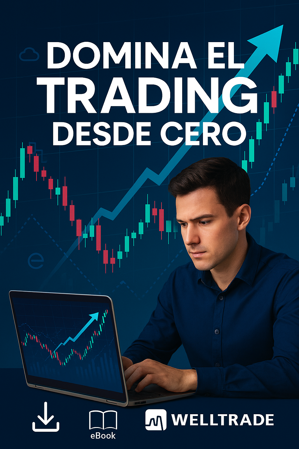 Portada para tu ebook trading desde cero - Jose Orlando Velandia Lo...
