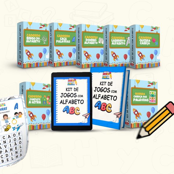 Kit Juegos con Alfabeto - Elizeu Junior | Hotmart