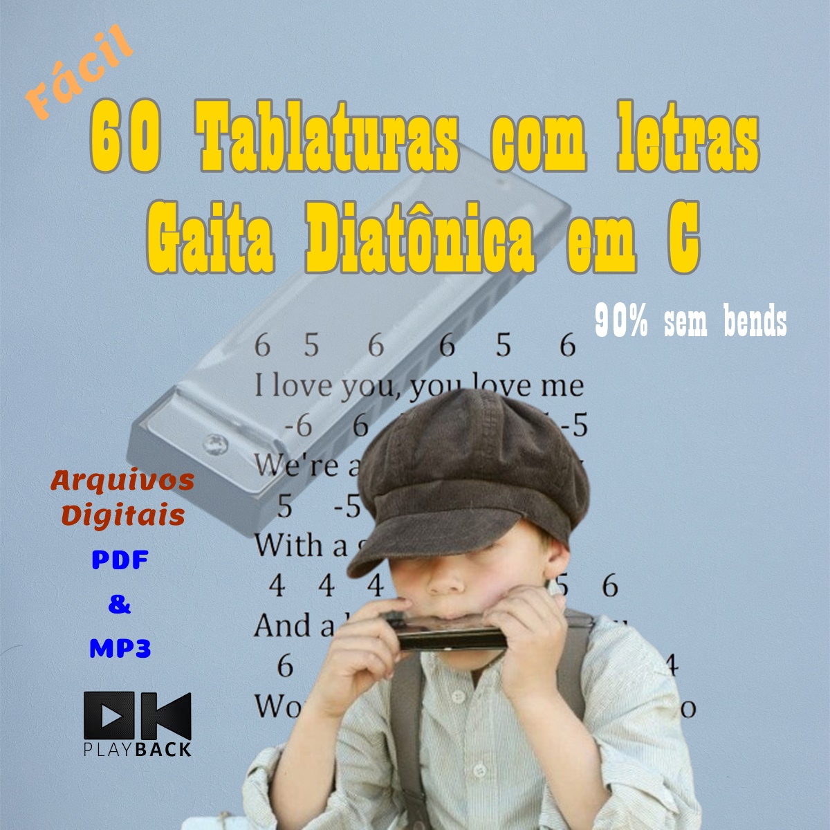 65 Tablaturas para Gaita Diatônica - A Hora da Gaita de Boca Tablat...