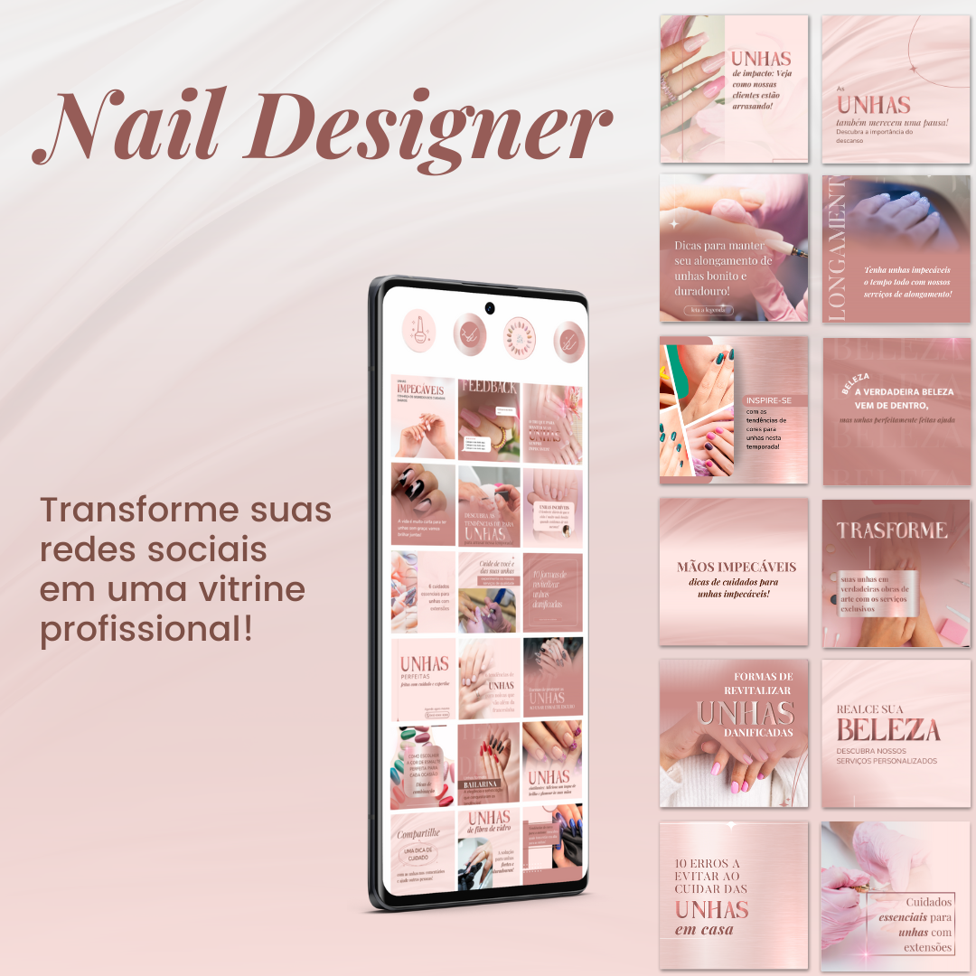 PACK NAIL DESIGNER - LUXO