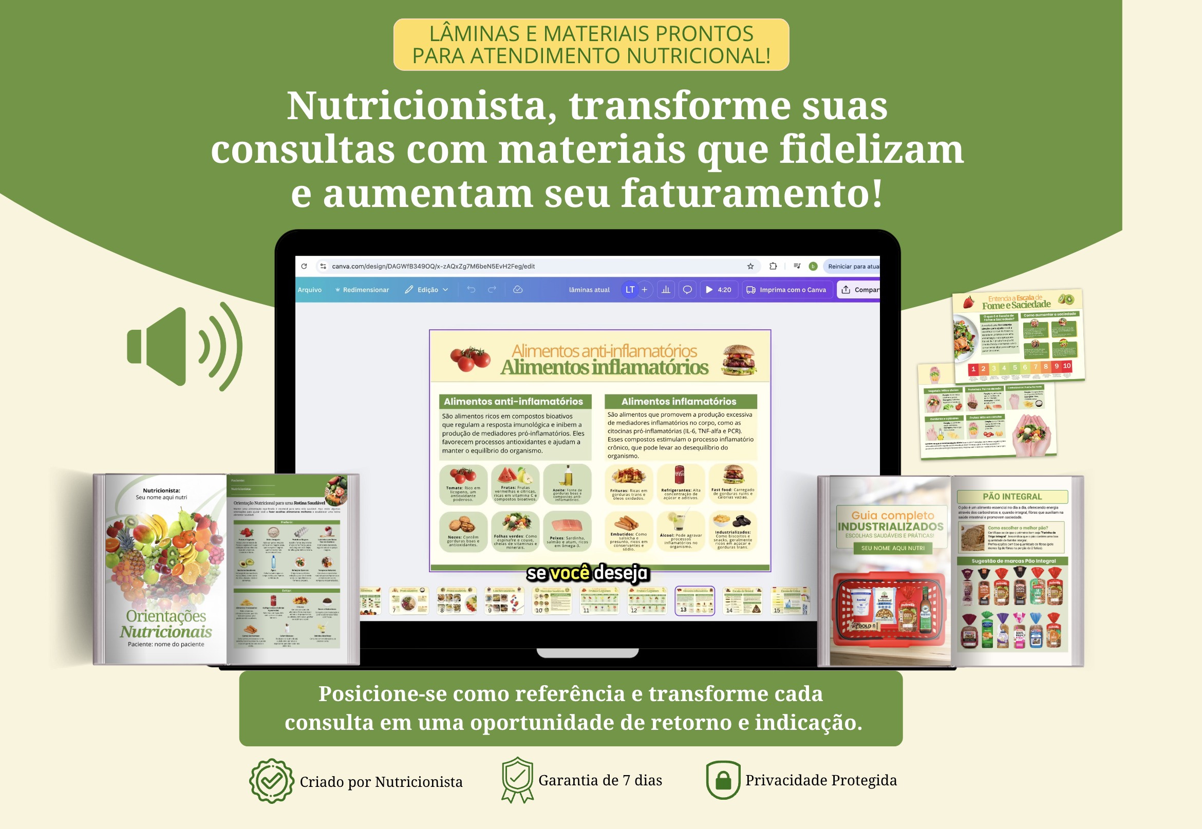 Box da nutrição: Materiais de atendimento - Luma Duarte | Hotmart