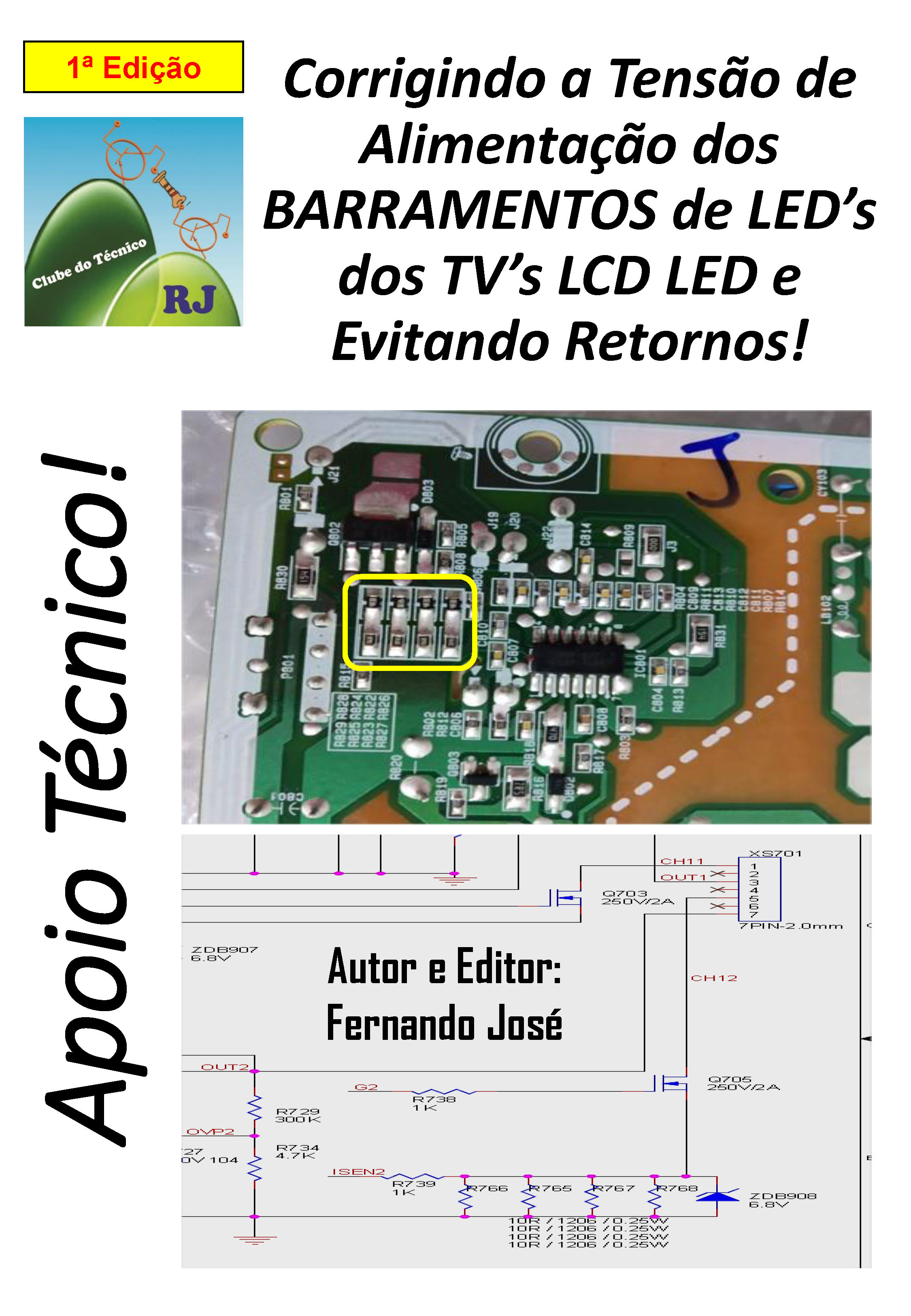 Corrigindo à Tensão dos LED's do BACKLIGHT dos TV's!