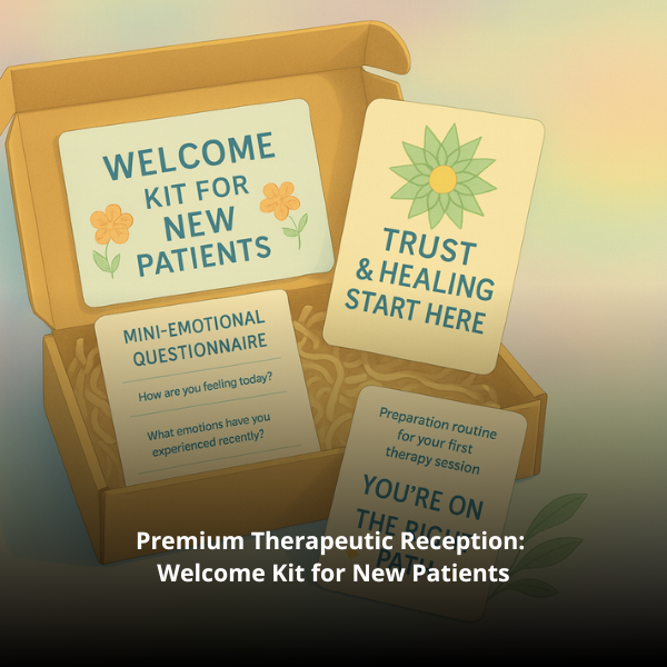 Premium Therapeutic Reception: Welcome Kit for New Patients - EC Ed...