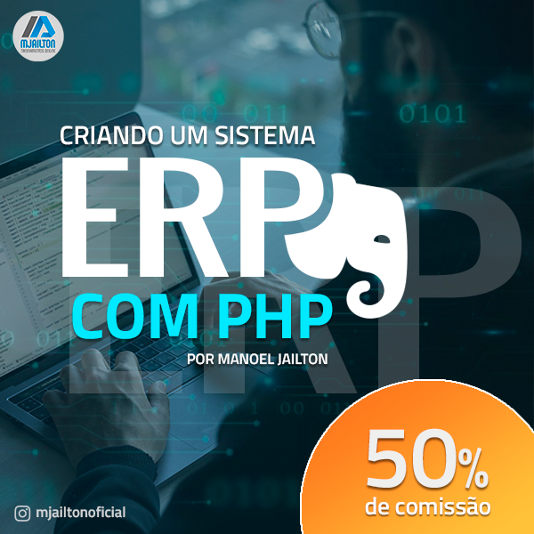 Projeto ERP com PHP - Aprenda a Desenvolver um ERP Completo.