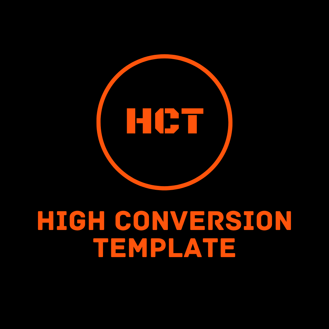 HCT - High Conversion Template