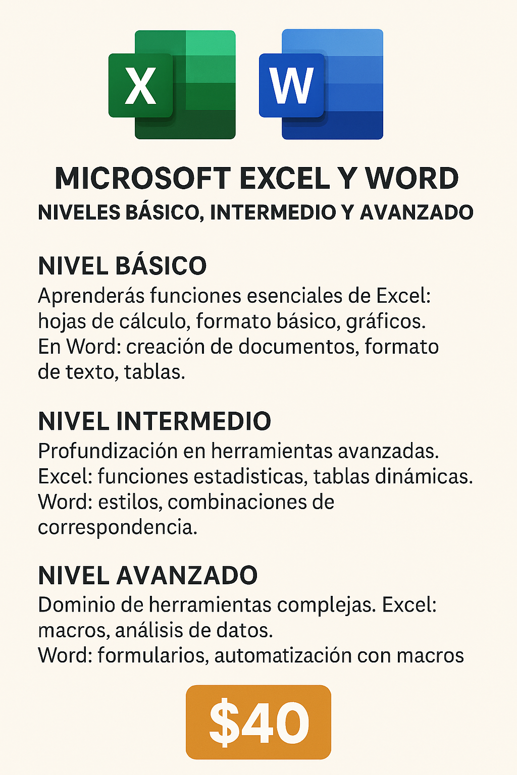 Excel y Word Básico, Intermedio y Avanzado - Eliezar Menéndez | Hot...