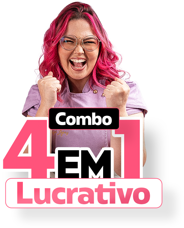COMBO 4 em 1 Lucrativo da Pink Prof