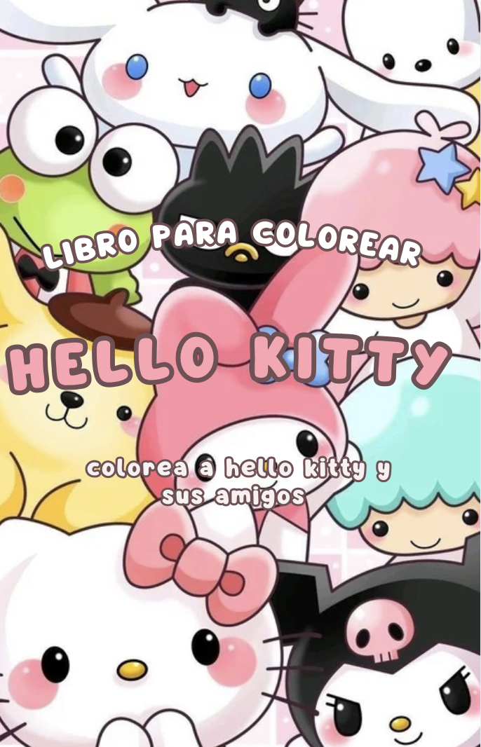 Libro de hello kitty para colorear - Isabel sofia Rengifo | Hotmart