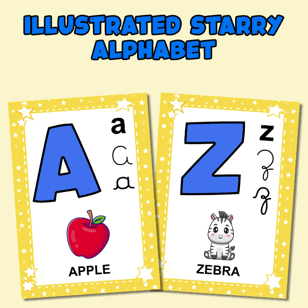 Illustrated Starry Alphabet