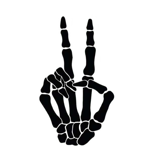 Skeleton Peace Sign, Skeleton Peace Hand, Skeleton Hand Instant ...