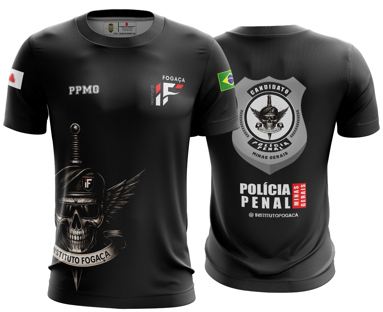 CAMISETA - EDIÇÃO CONCURSO PPMG - Instituto Fogaça | Hotmart