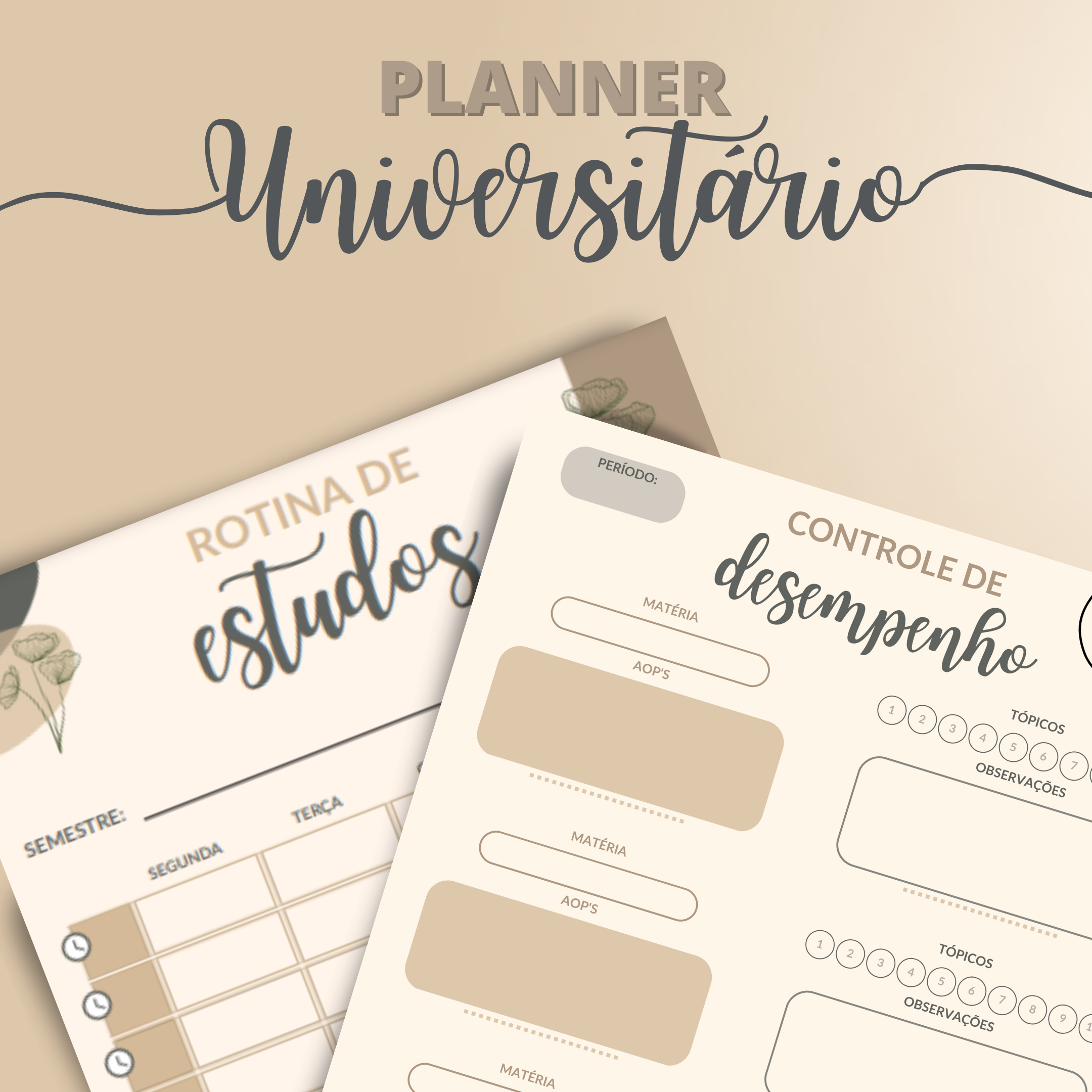 Planner Universitário - maria luiza moraes machado | Hotmart