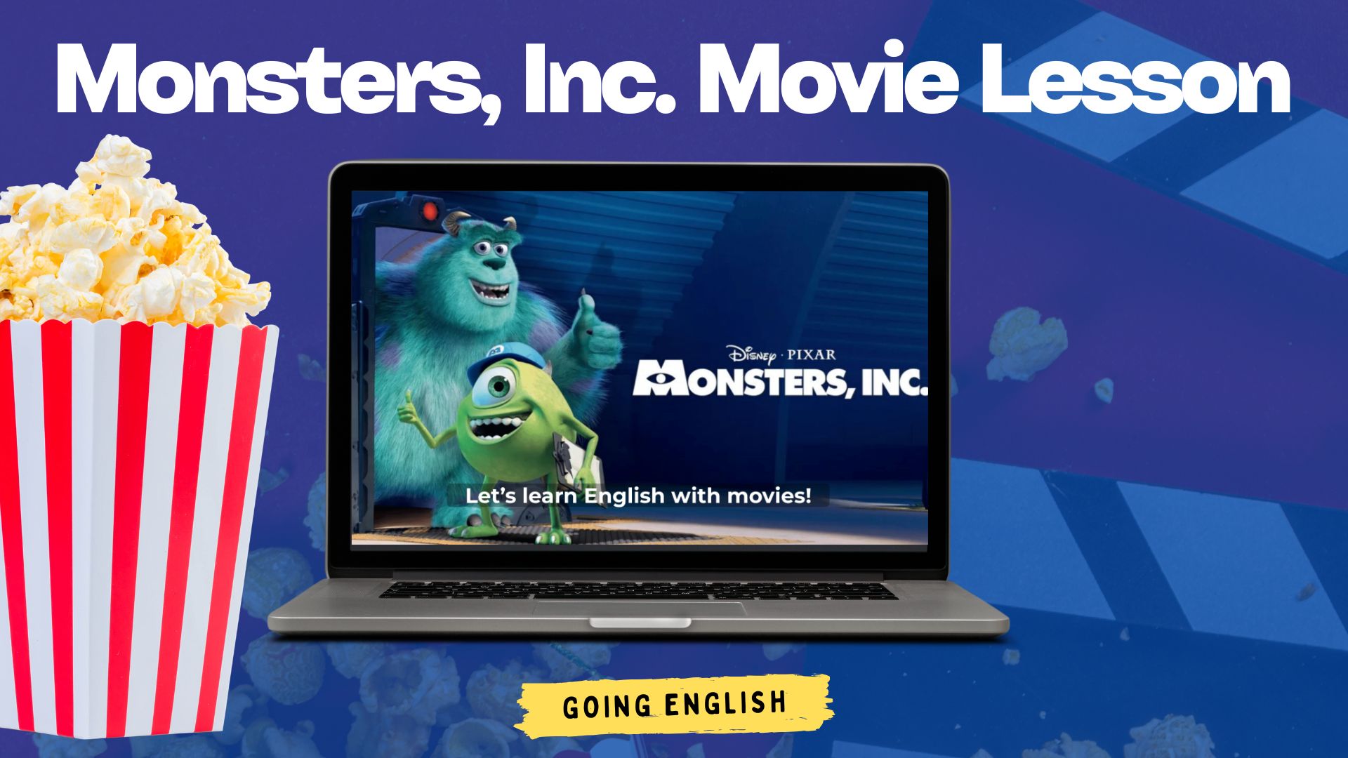 Monster Inc - ESL PowerPoint Movie English Lesson (A2-C2) - Going E...