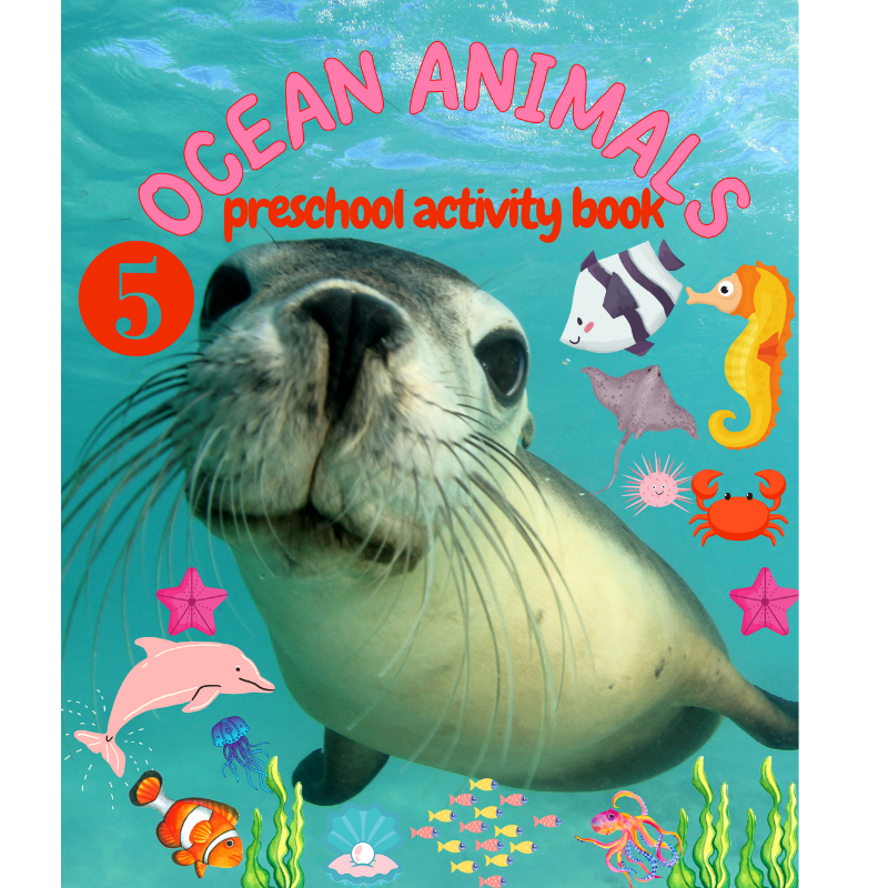 Ocean animals coloring and activity book for kids (Preschool Activi...