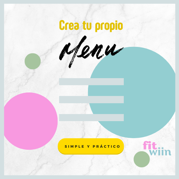 Guía práctica para crea tu propio menú y combinaciones, simple y pr...