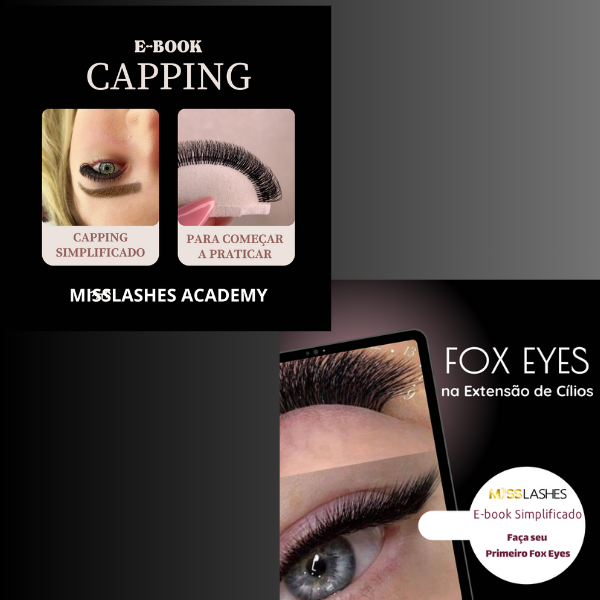 Combo Mini E-books Fox Eyes + Técnica Capping - Brenda Miss Lashes ...