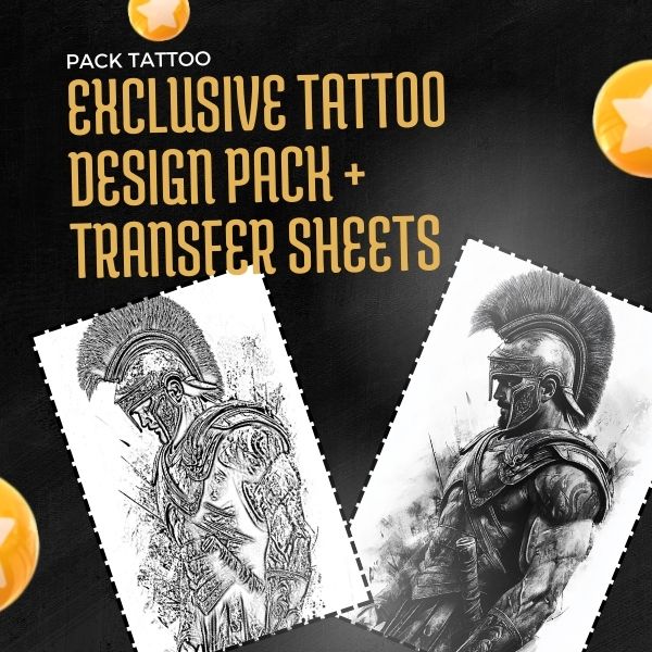 Pack of 10 Tattoo Designs with Transfer Sheets - PATRICK M CAMARGO ...