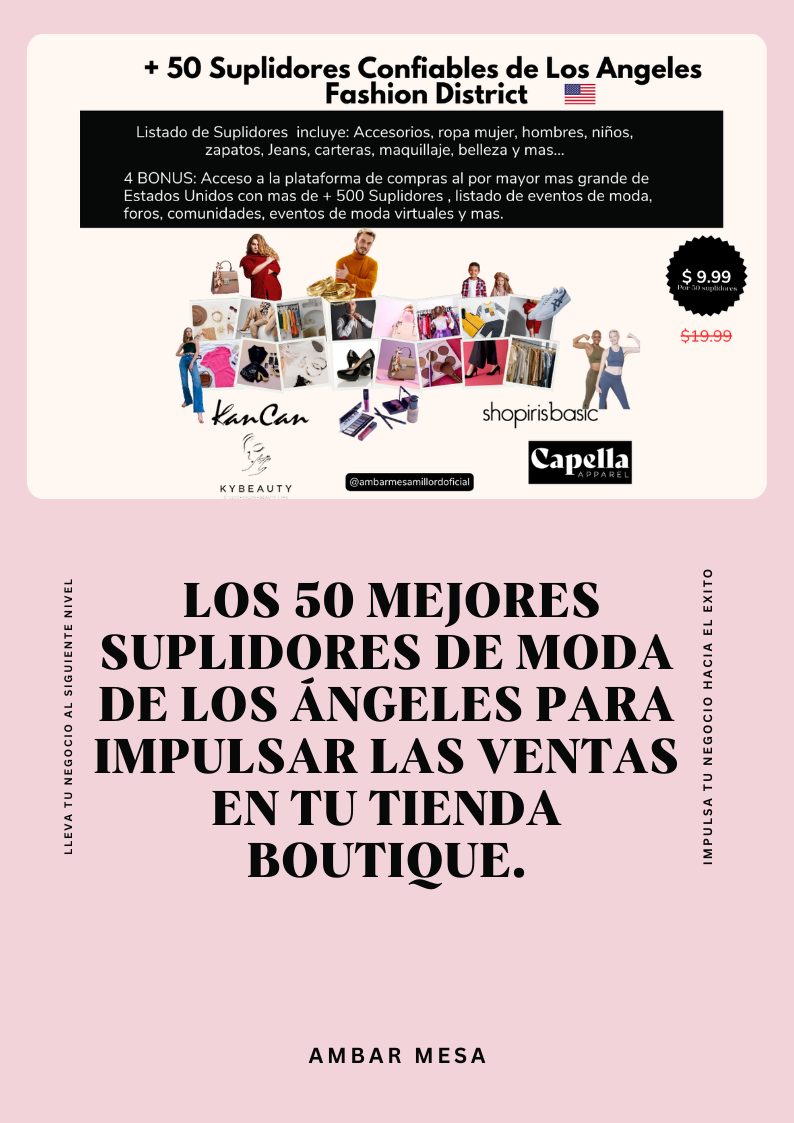 Los 50 Mejores Suplidores de Moda de Los Ángeles para Impulsar las ...