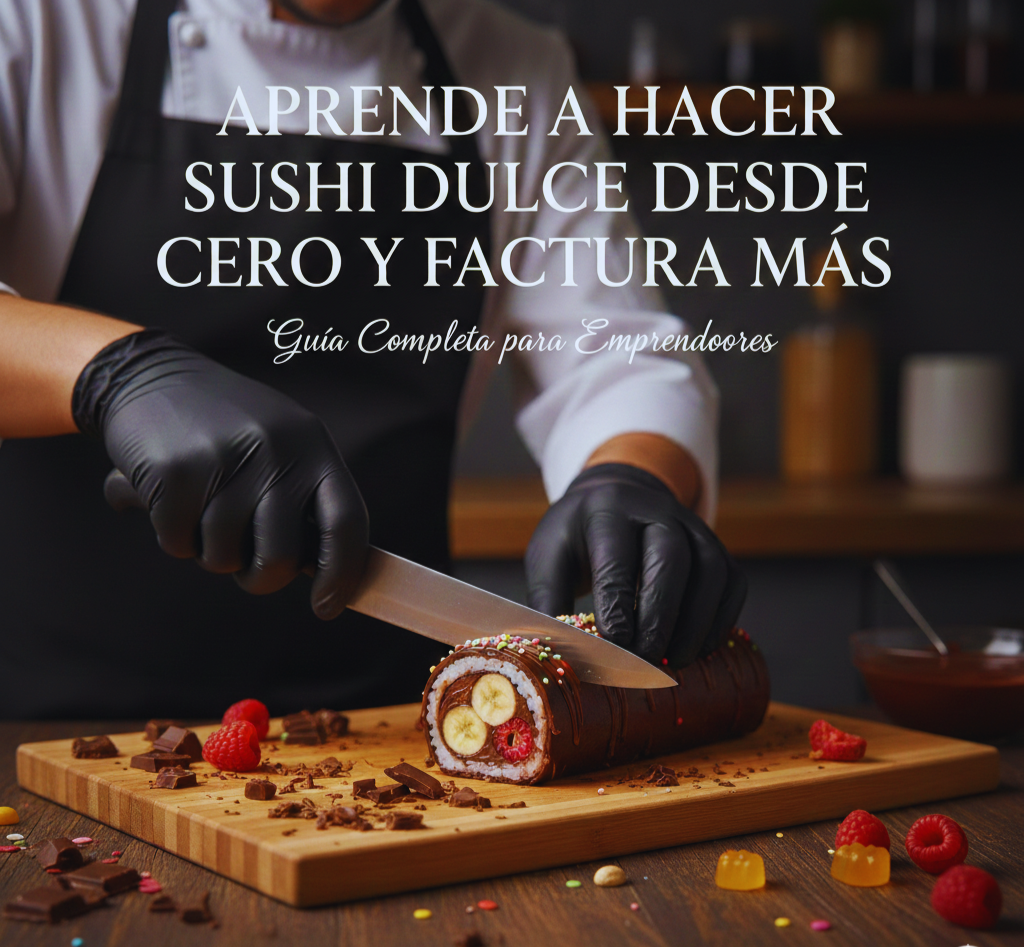 Aprende a Hacer Sushi Dulce desde Cero y Factura Más - Jaime Millan...