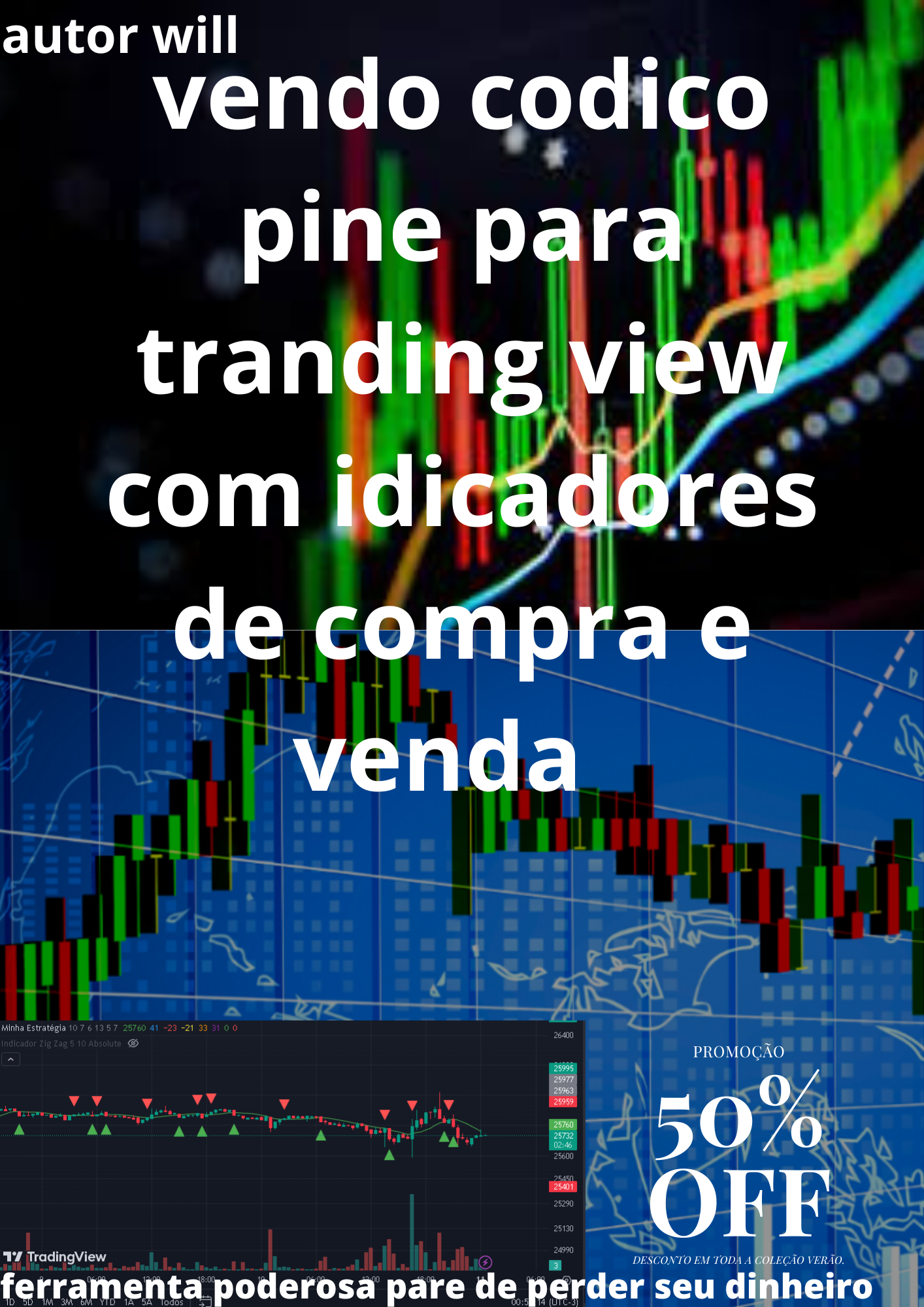 codico pine para tranding view com idicadores de compra e venda