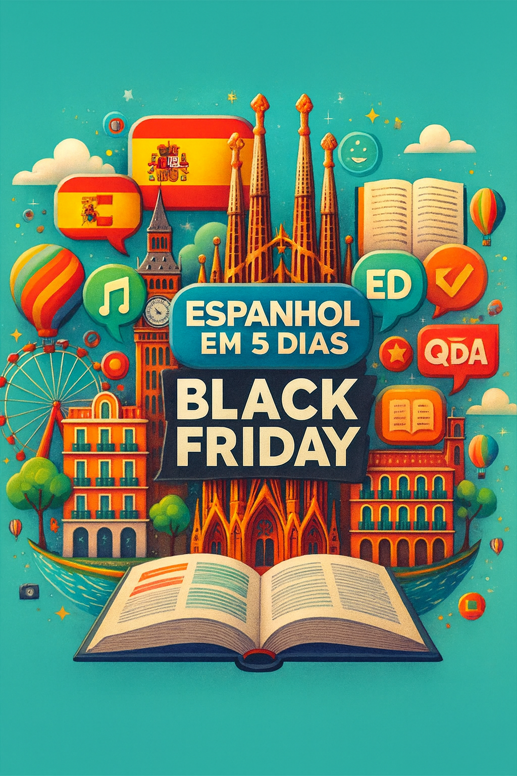 VIP - Maratona Black Friday: Espanhol em 5 Dias