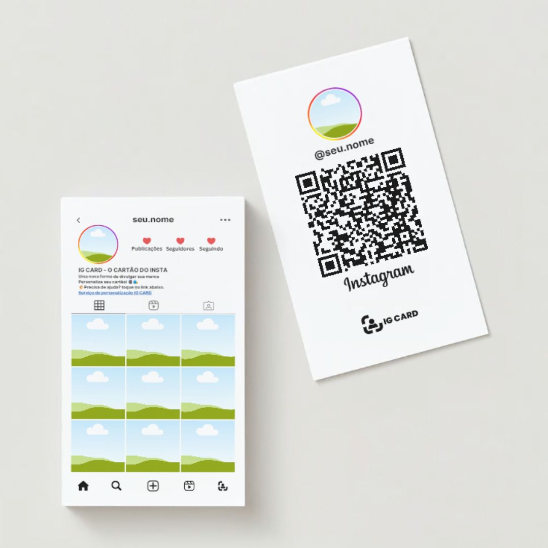 IG CARD - O CARTÃO DO INSTA - IG CARD | Hotmart