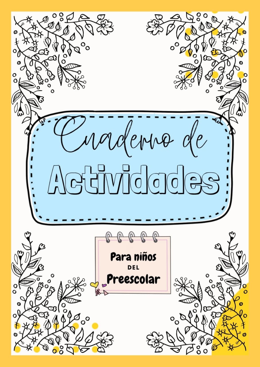 Cuaderno de Actividades para niños del Preescolar. De regalo Libros...