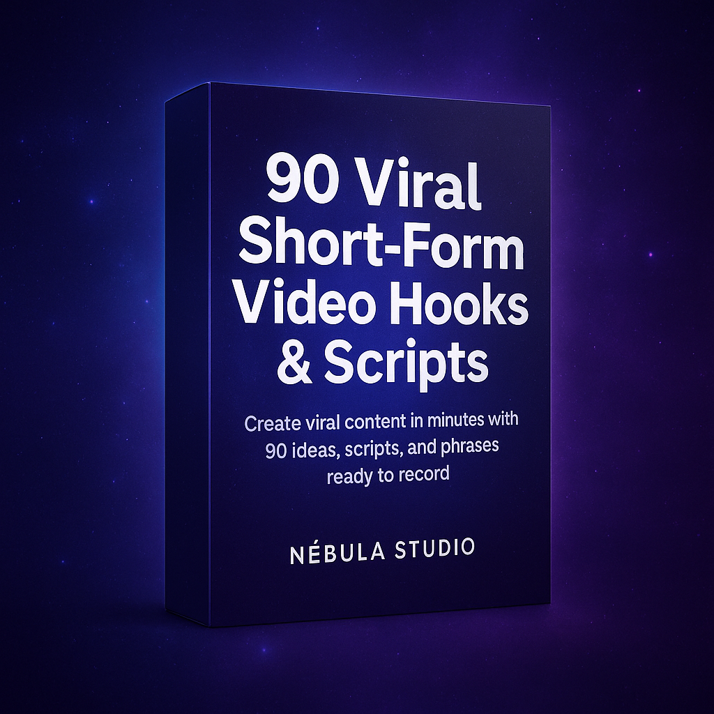 90-Viral-Short-Form-Video-Hooks-and-Scripts - Nébula Studio | Hotmart