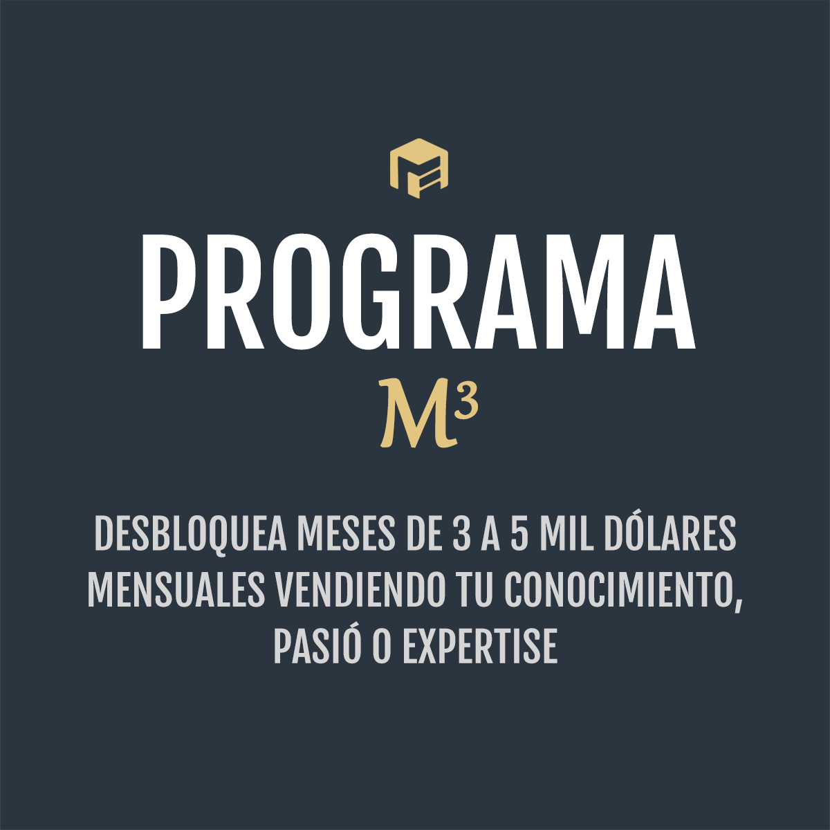 Programa M3 (Plan Gold) - Gianmarco Calderon | Hotmart