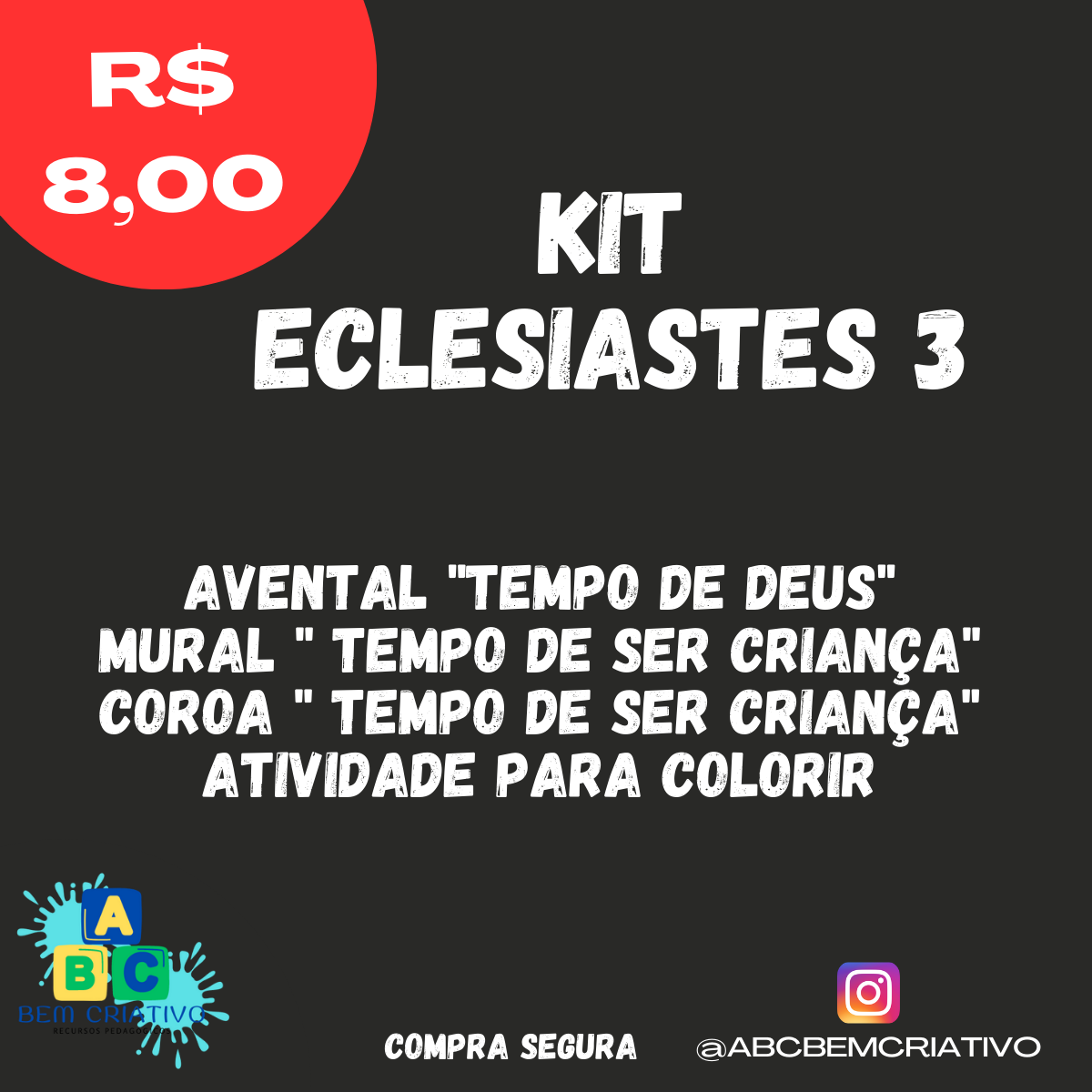 KIT ECLESIASTES 3 - Fabiana Sant'Ana | Hotmart
