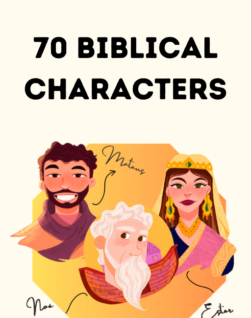 70 Biblical Characters - ADigital | Hotmart