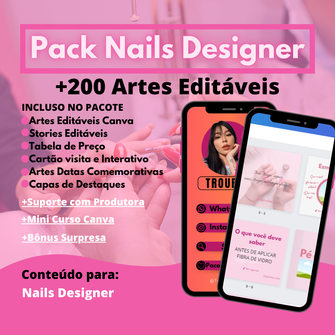 Pack Nails Designer Canva