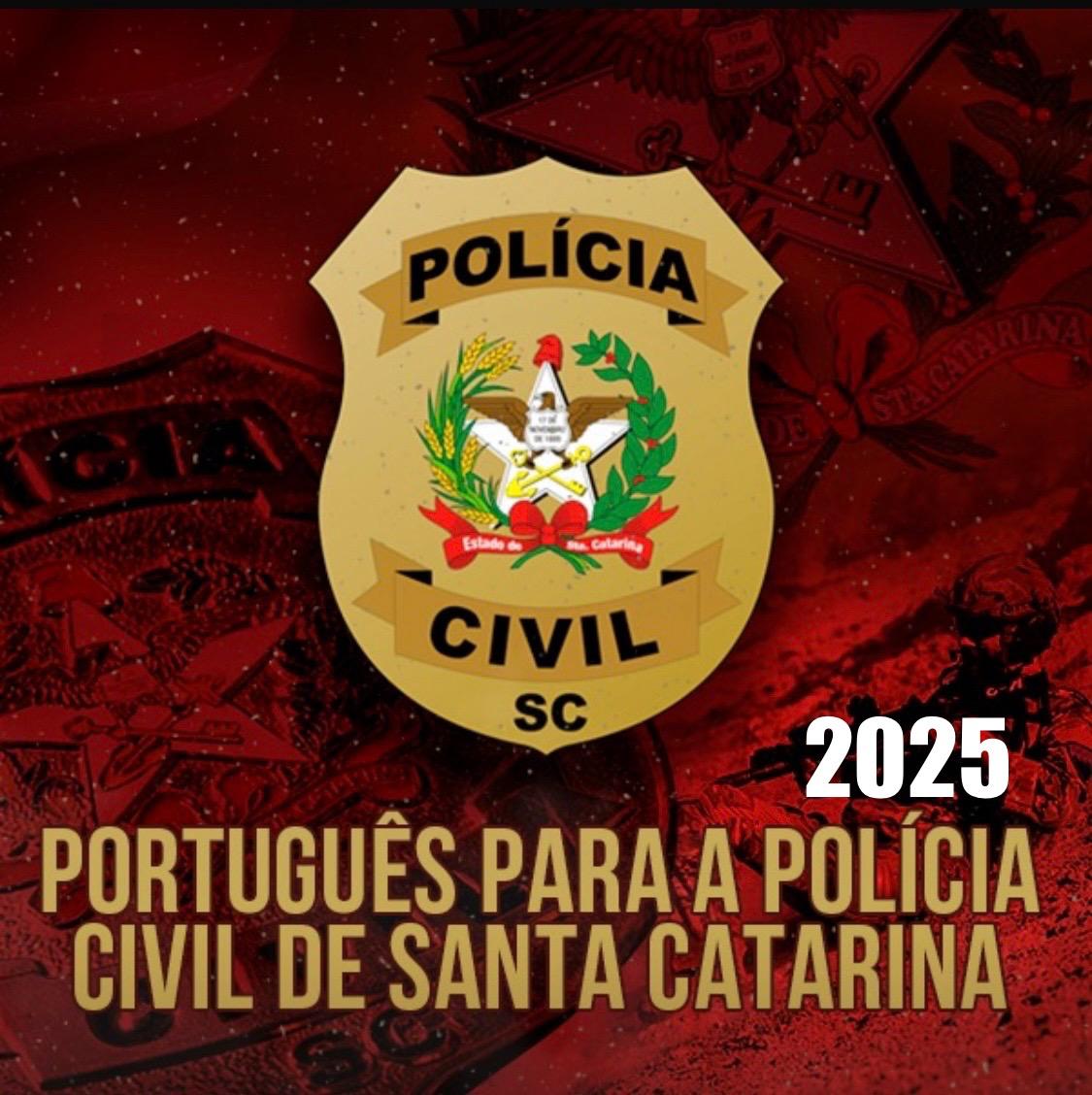 Português para a Polícia Civil de Santa Catarina - PCSC (2025)